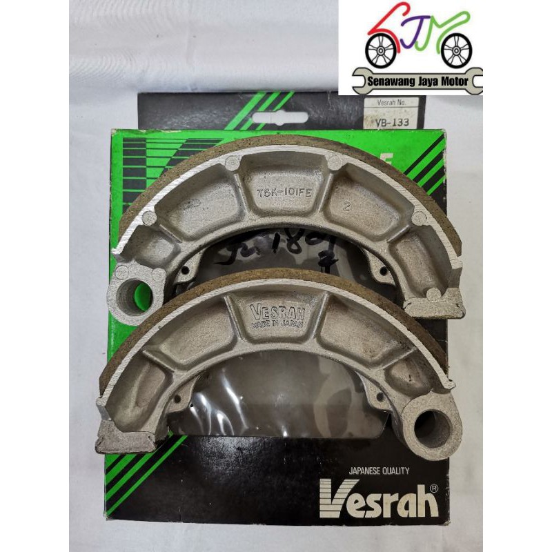 Vesrah Brake Shoe VB-133 Honda Shadow 600 | Shopee Philippines