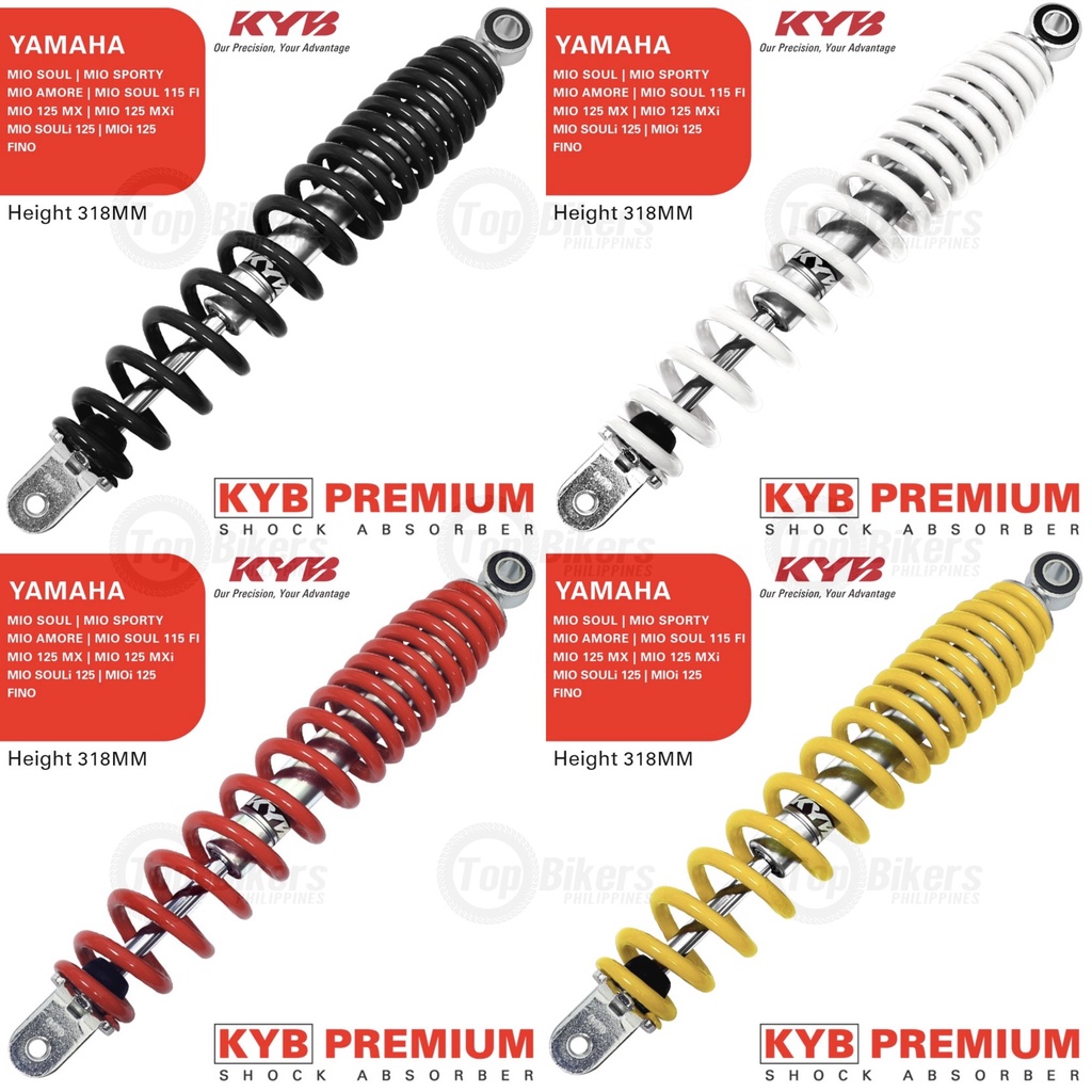 KYB Premium Shock Absorber Rear Soul, Sporty, Amore, 125 MX, Mio i 125 ...