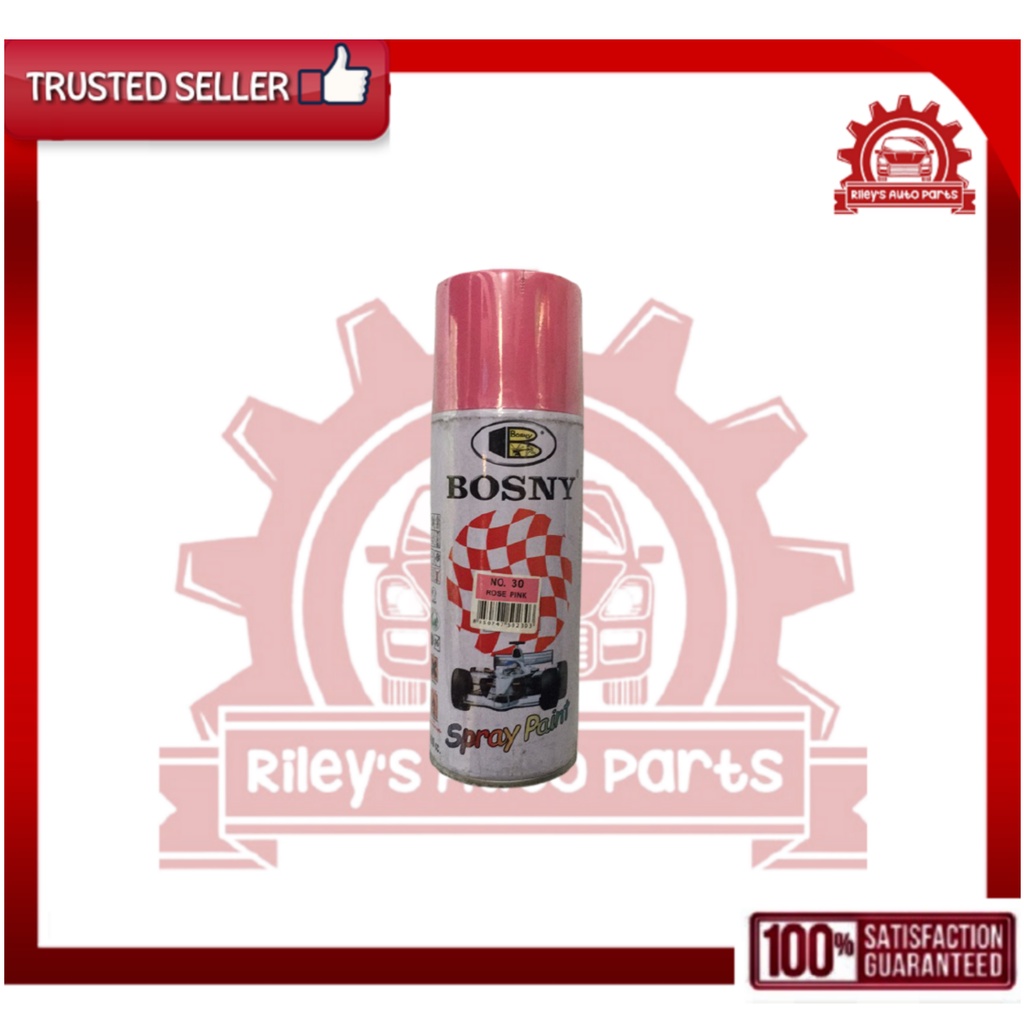 Original Bosny spray paint 100% acrylic rose pink | Shopee Philippines