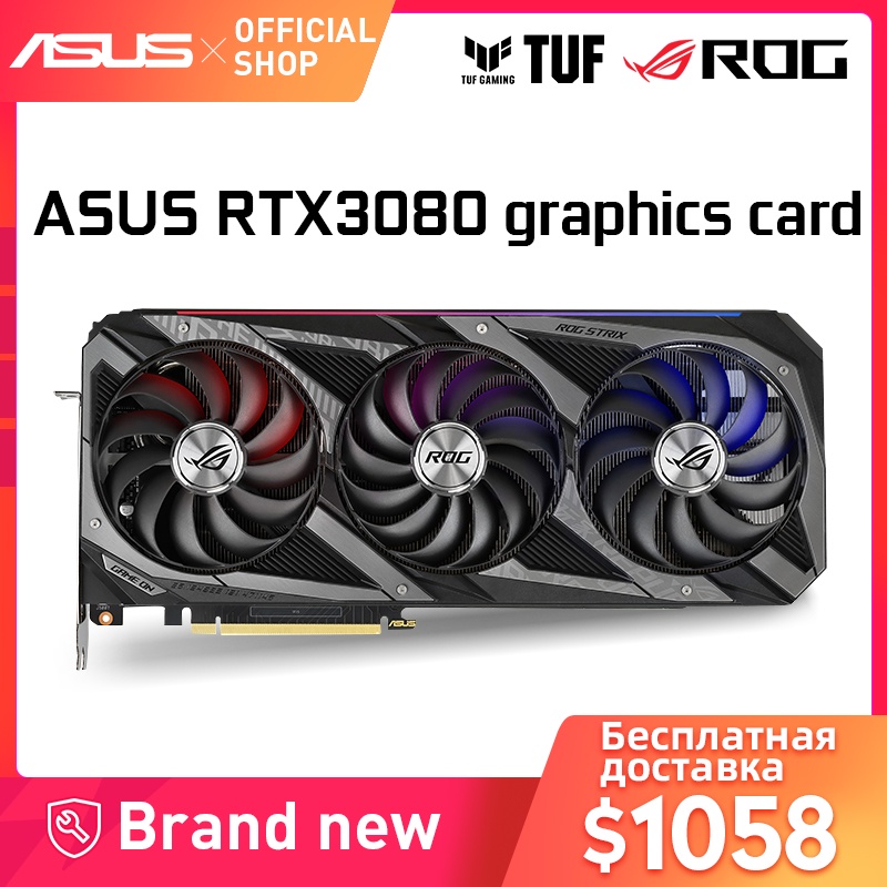 ASUS New RTX 3080 12GB 10GB Nvidia graphics card rtx3080 gaming Video ...
