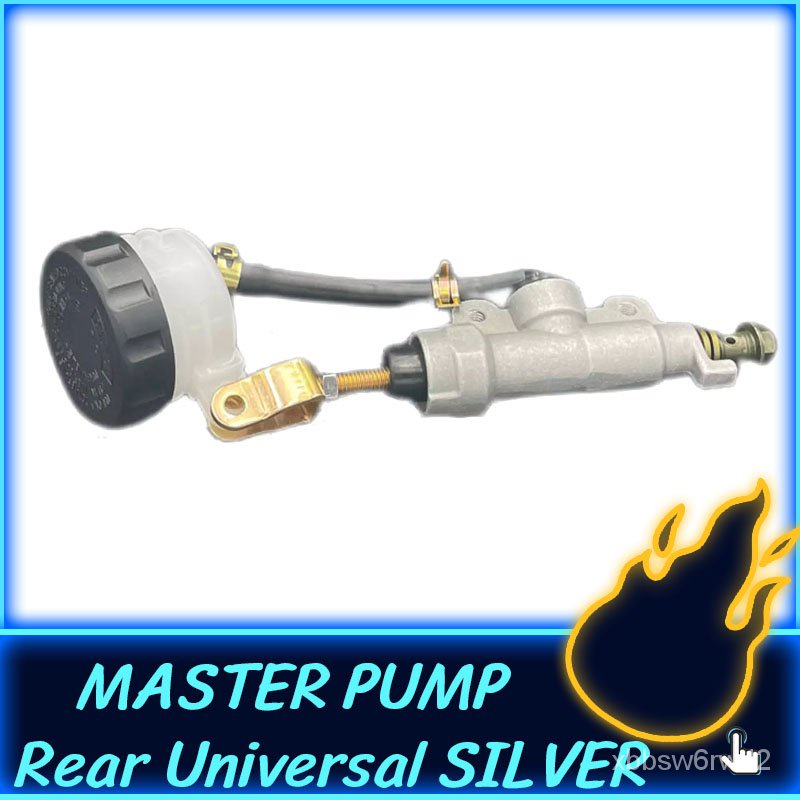 Universal Rear Brake Master Pump Silver Made in Thailand | Shopee ...