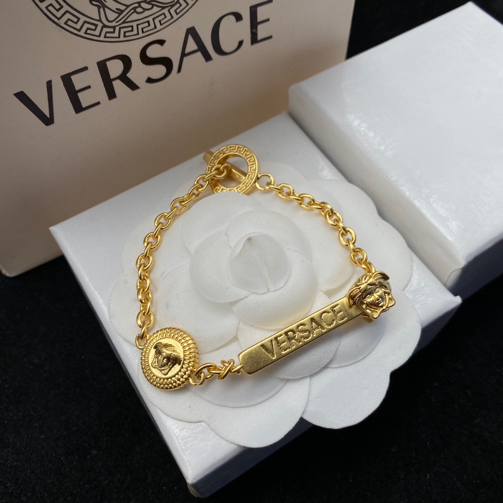[With box] Versac& new stock real shot Medusa head retro fashion ...