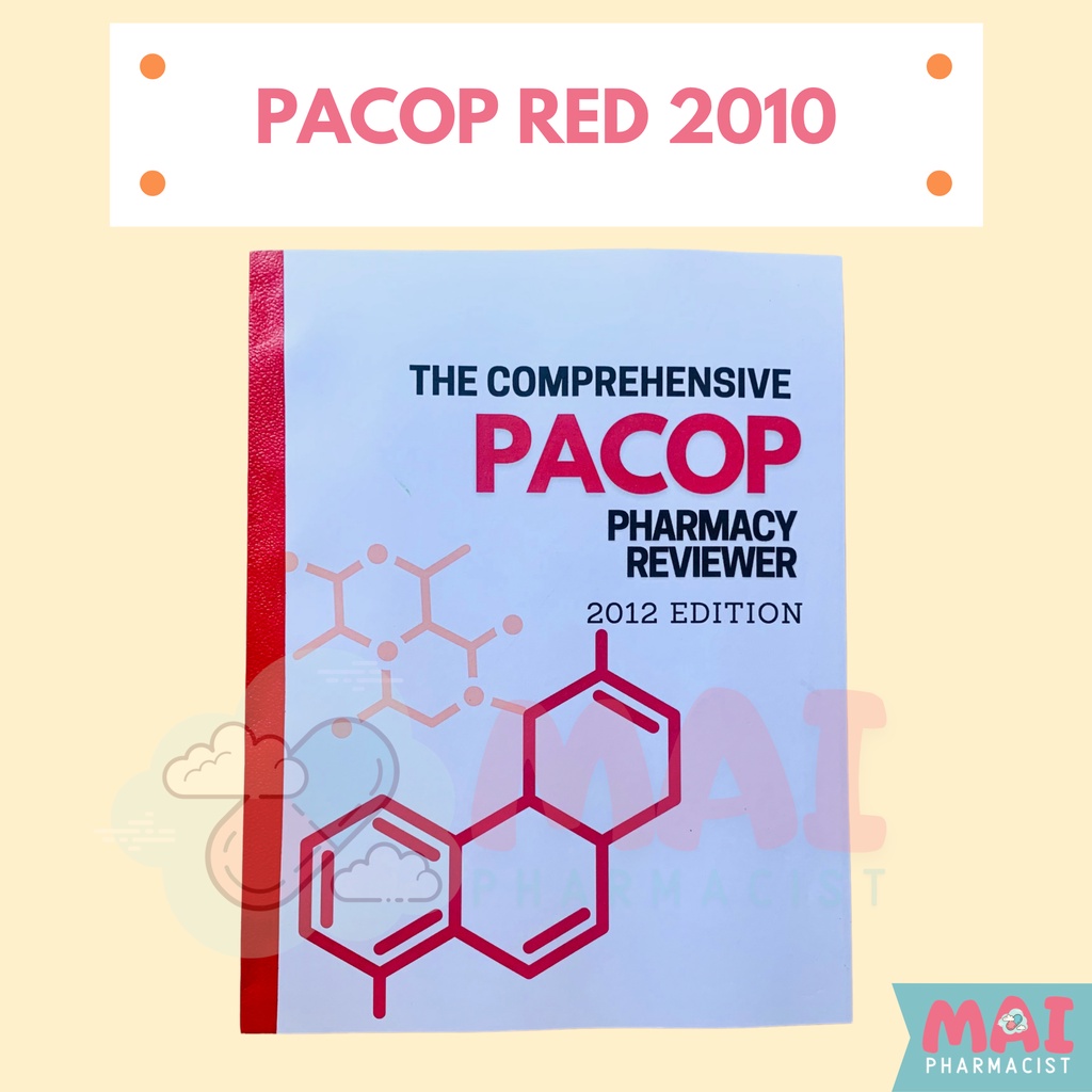 PACOP GREEN, PINK, BLUE, RED, VIOLET (Pharmacy Reviewer) | Shopee ...