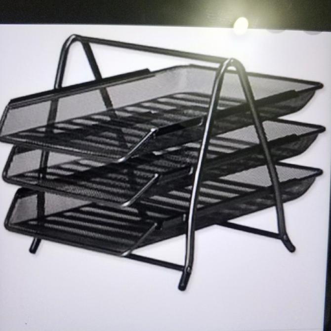Document Try 3-tier Iron/3-Tier Paper Rack | New Product | Shopee ...
