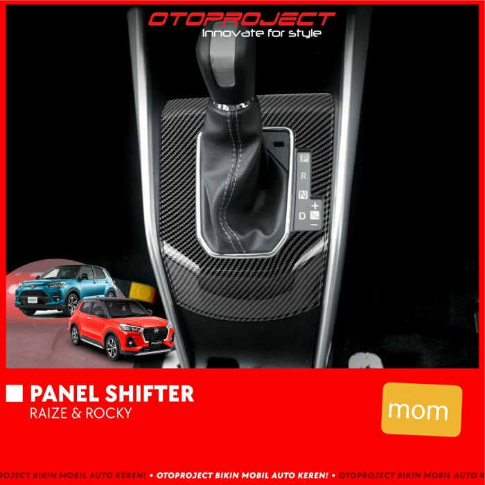 Otoproject Raize / Rocky Gear Shifter Panel - Black Viano | Shopee ...