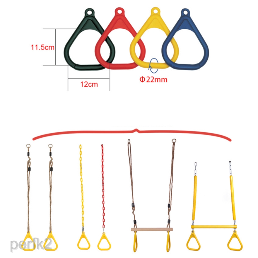 Kids Children Swing Rings Heavy Duty Chain Swing Accessories | Shopee ...