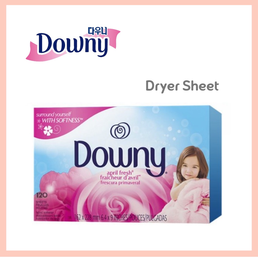 [Downy] April fresh Dry sheet fabric softener (120Sheets) / Downy Dry ...