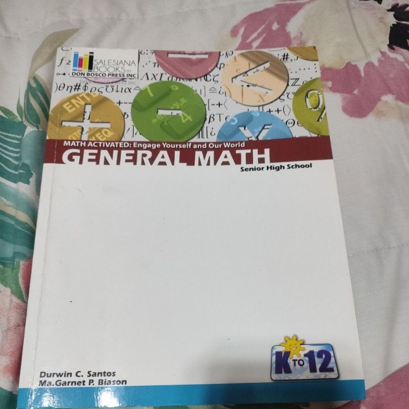 General Math Senior HighSchool Book | Shopee Philippines