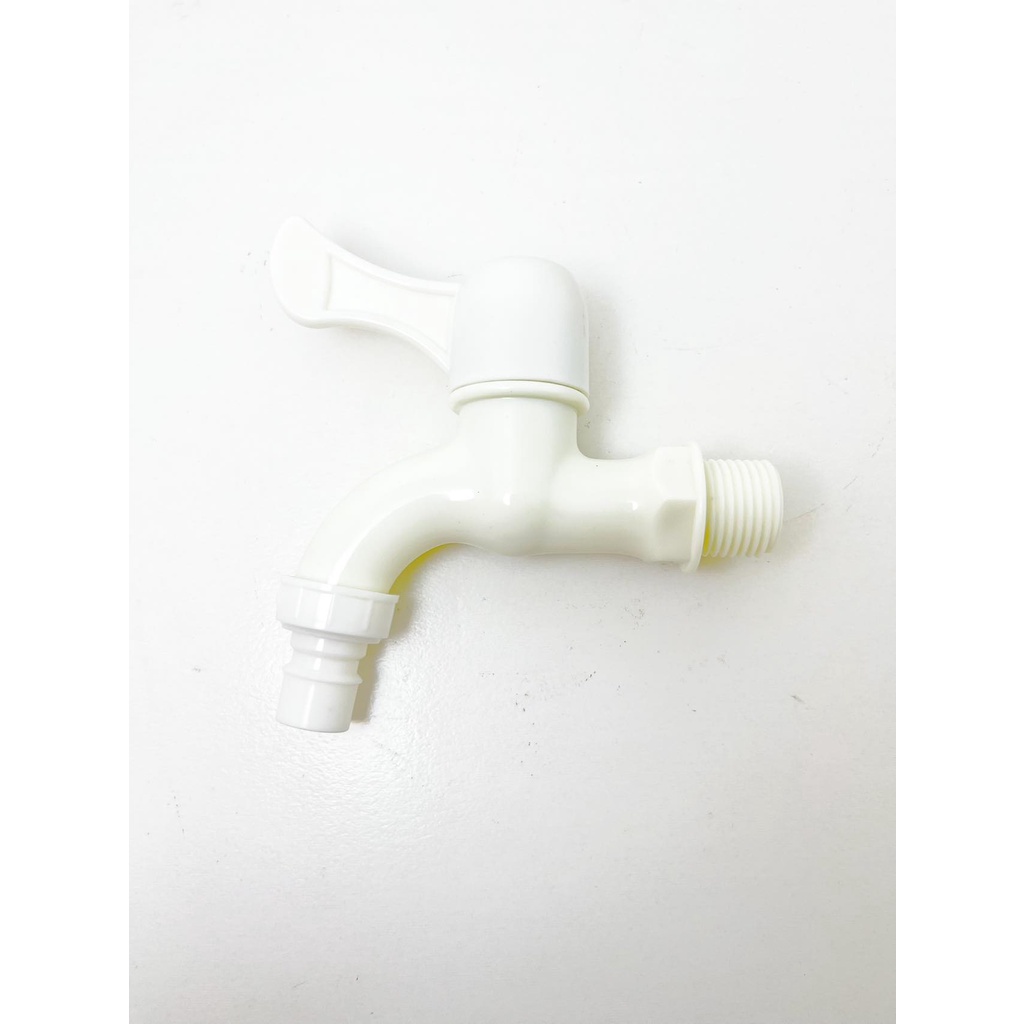 Plastic PVC Spigot Faucet with Hose Connector 1/2 Teplon / Teflon Tape ...
