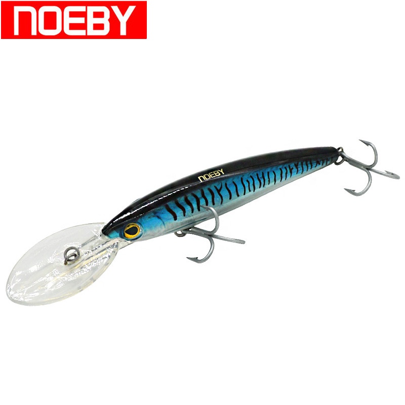NOEBY Trolling Fishing Lure 32g/52g/73g Floating Super MINNOW 3X Treble ...