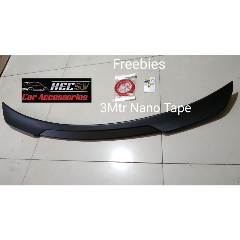 2019 to 2024 Vios Ducktail Spoiler 2020 2021 2022 2023 XE XLE E G GR ...