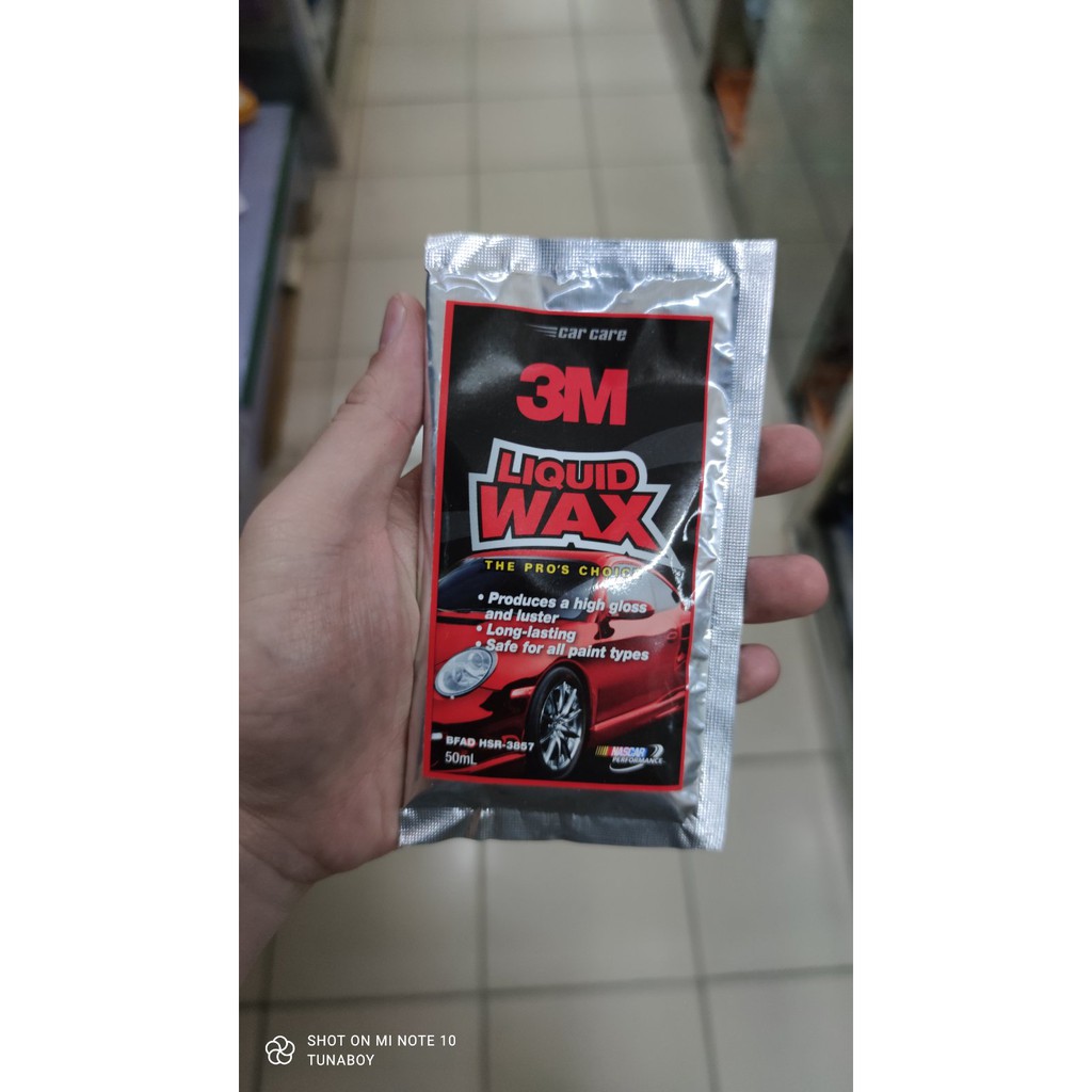3M Liquid Wax 50mL Sachet | Shopee Philippines