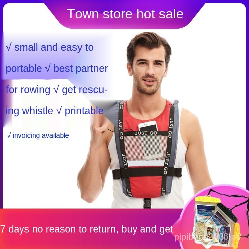 ⭐COD⭐Life Jacket Life Vest Swimming High Strength Life Safety VestLife ...