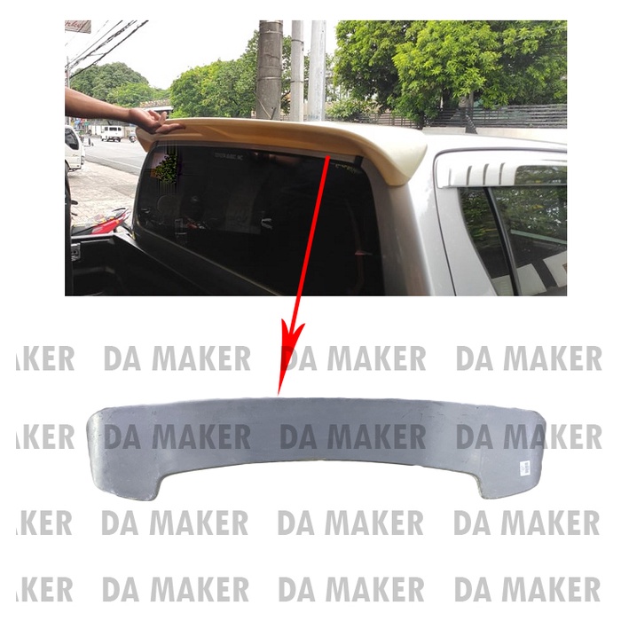 TOYOTA HILUX REVO REAR SPOILER 2016-2019 | Shopee Philippines