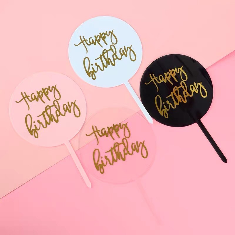 Happy Birthday Acrylic Topper for Decoration | Shopee Philippines