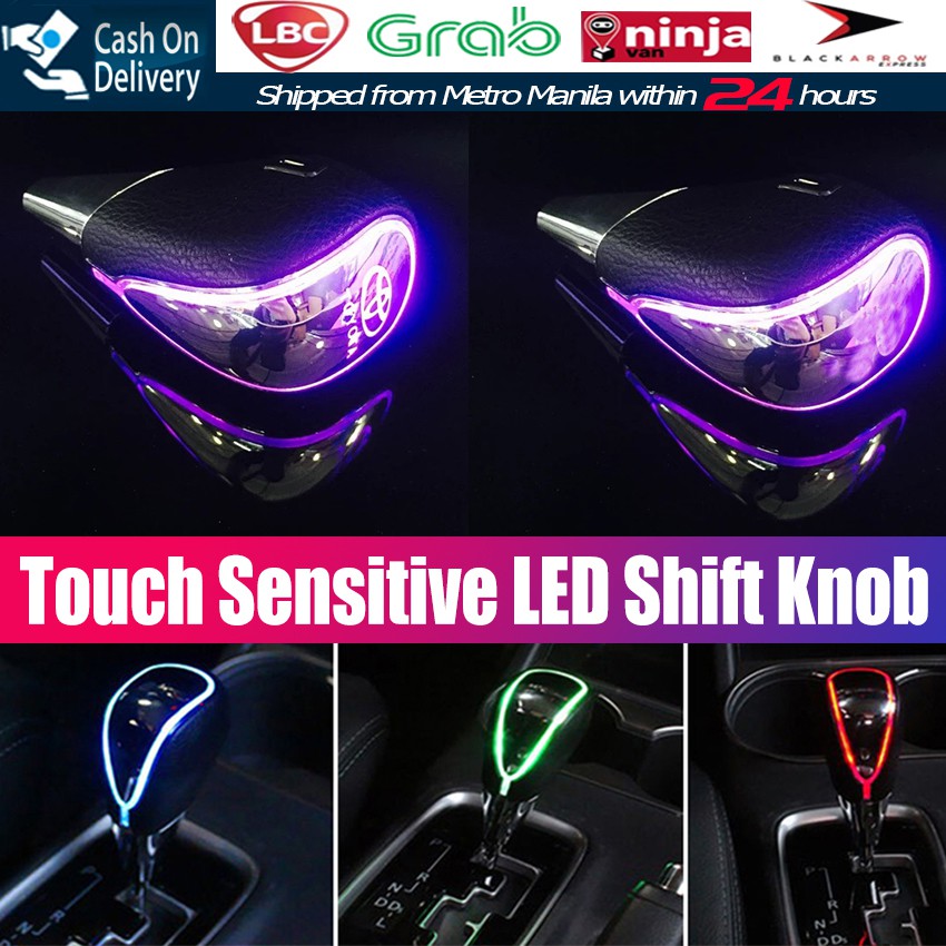 Car Gear Shift Knob Touch Sensor LED Light Colourful | Shopee Philippines