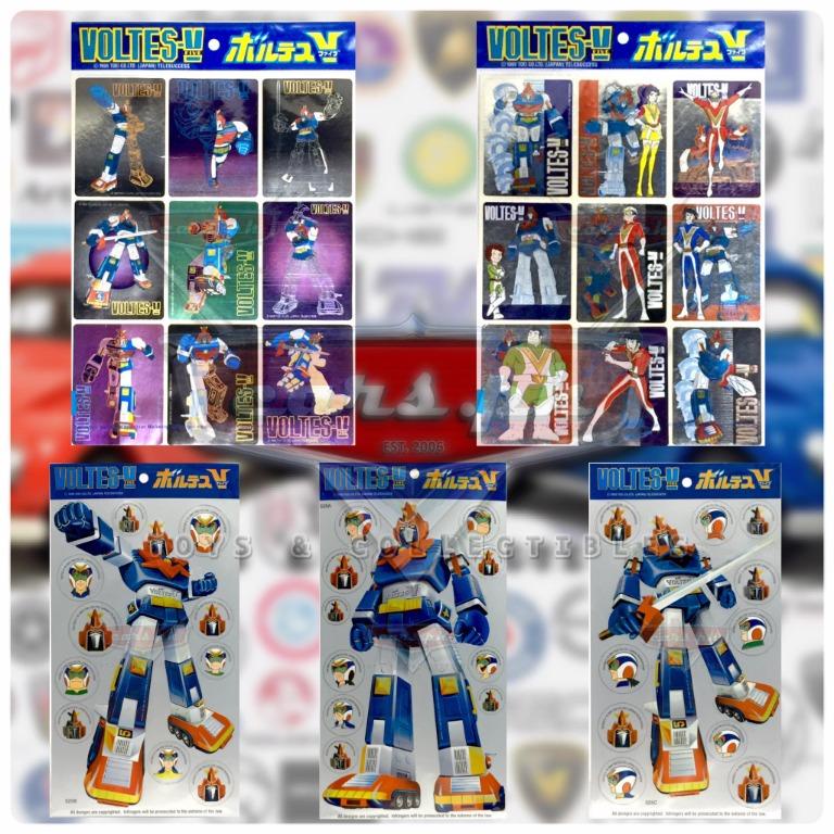 (STICKER ONLY) Vintage Voltes V Stickers (Assorted Designs) | Shopee ...