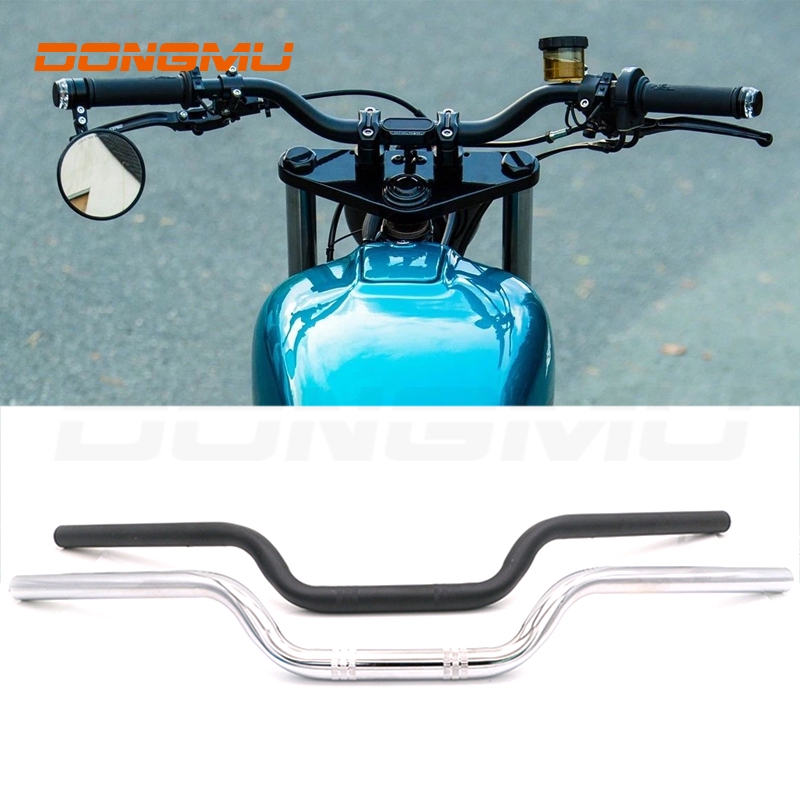 7/8Inch 22MM Motorcycle Retro Bend Handlebar Handle Bar Universal ...