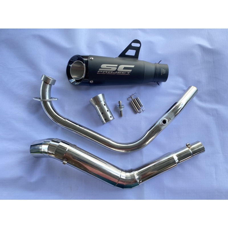 Sc Project cone with elbow for Suzuki Gixxer 150|155 Carb/Fi | Shopee ...