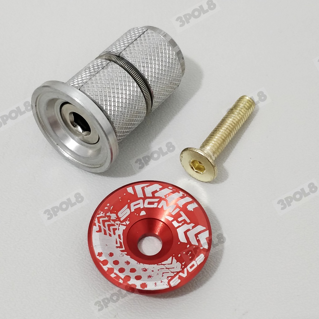 Sagmit Topcap Expandable Flower Star Nut Bike Top Cap MTB Expander Bung ...
