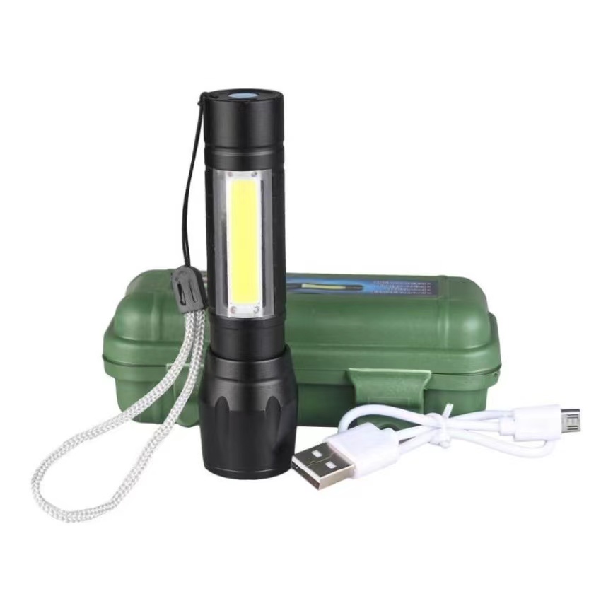 BUY 1TAKE 1 High Powered Flashlight Zoomable LED Mini Flashlight (Black ...