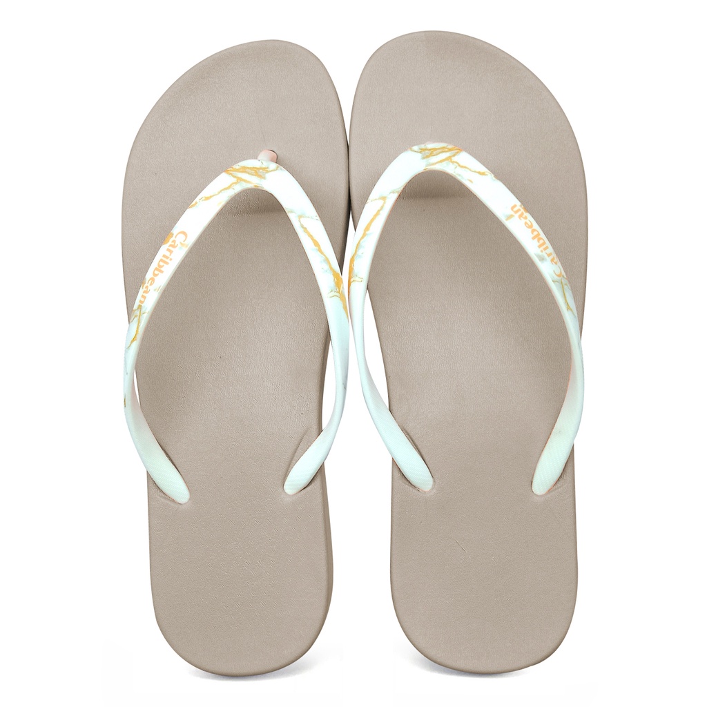 Caribbean Ladies Flip-flops: Maureen (Beige) | Shopee Philippines