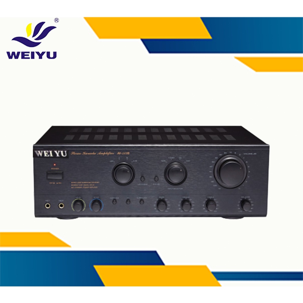 WEIYU AMPLIFIER AV-502B 2X 500W (BLACK) | Shopee Philippines