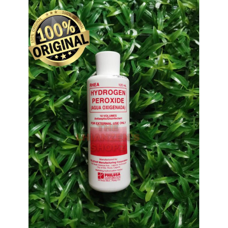 RHEA Hydrogen Peroxide (Agua Oxigenada) 120ML 500ML 1000ML | Shopee ...