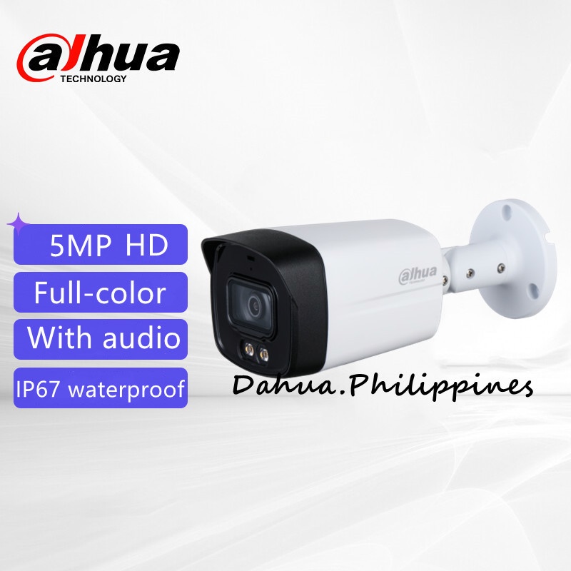 Dahua 5MP HD Full-color Bullet CCTV Camera Outdoor Wired Weatherproof ...