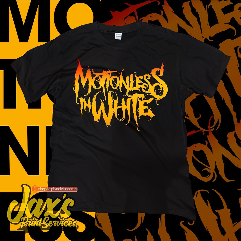Motionless In White Band Gradient Yellow Red New MIW Logo Inspired ...