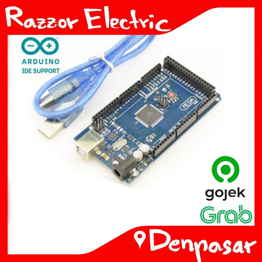 Arduino Mega 2560 R3 ATMega2560 With ATMega16u2 + USB Cable / Denpasar ...