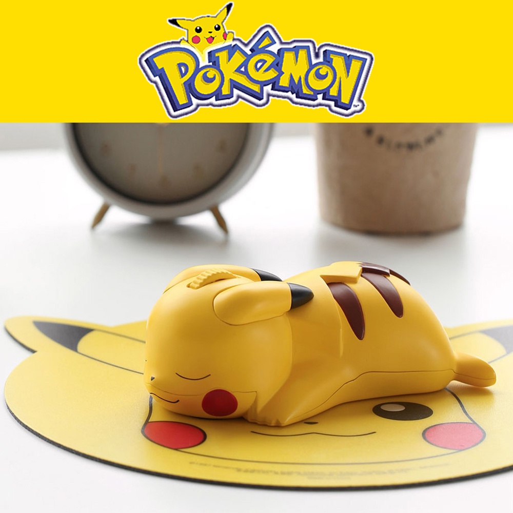 Pokemon Pikachu Figure Character Wireless Mouse Original Design for PC ...
