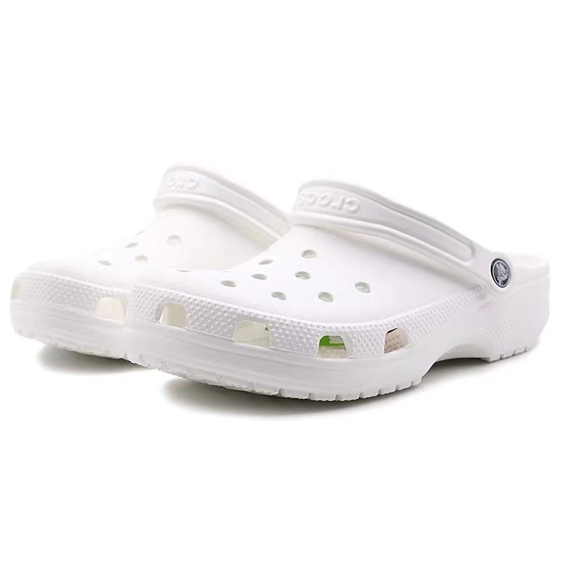 High Quality Unisex Crocs for Women Crocs for Men White Crocs | Shopee ...