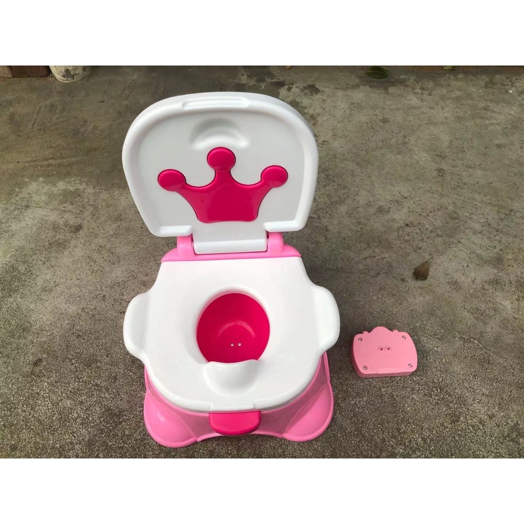 [Great Gift] Ergonomic Royal Crown Step Stool Multifunctional Baby ...