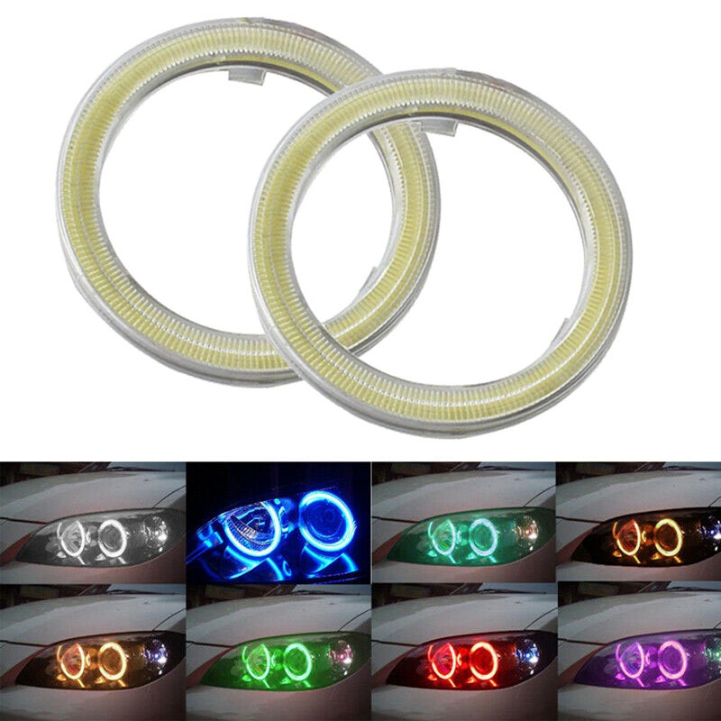 2pcs 12V Vehicle LED Angel Eye Bulb Halo Ring Lamp Car Daytime Running ...