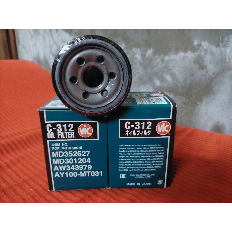 [GENUINE]Vic Oil Filter C-312 / C312 For Mitsubishi Montero Sport ...