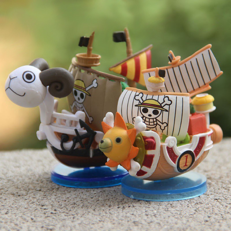 Anime One Piece PVC Luffy Pirate Thousand Sunny Ship Boat Figure Toy ...