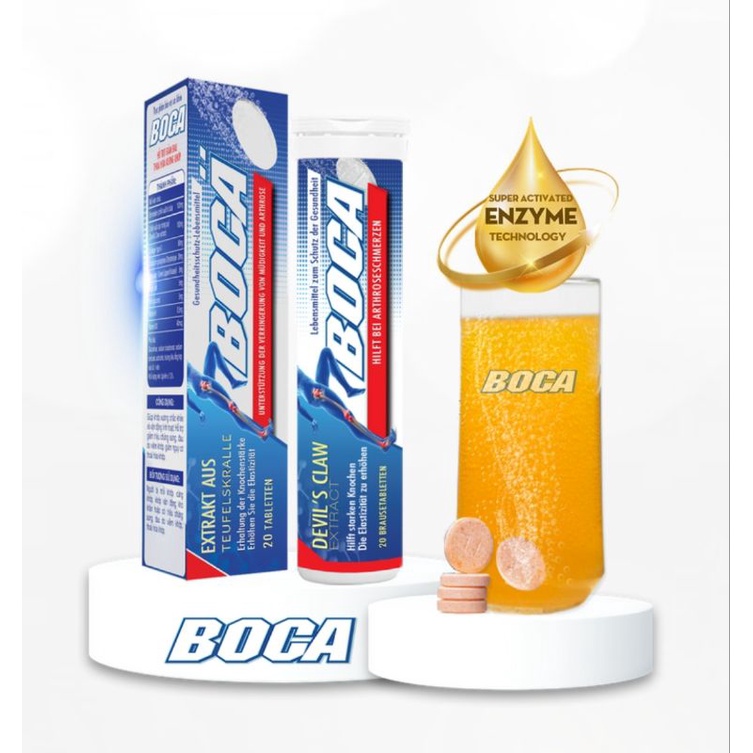 BOCA ( TRENDING EFFERVESCENT TABLETS CURE BODY PAIN, MUSCLE, BONES AND ...