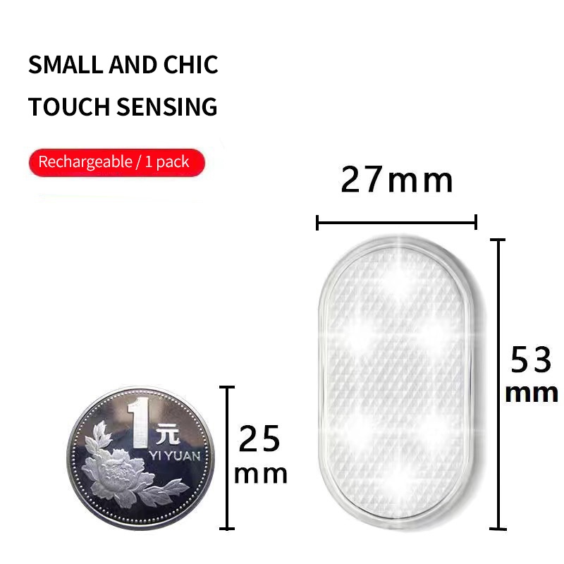 1PCS Car Interior Mini Light Touch Ambient Light Auto Roof Ceiling ...