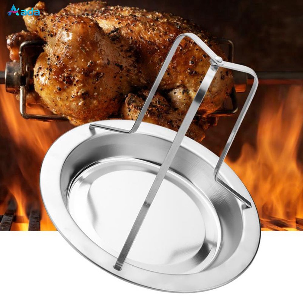 ada Roast Chicken Holder Stainless Steel Upright Roaster Rack Barbecue ...