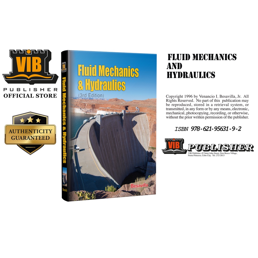 BESAVILLA Fluid Mechanics & Hydraulics 3rd Edition | Shopee Philippines
