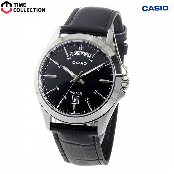 Casio MTP-1370L-1A Analog Leather Strap Watch For Men | Shopee Philippines