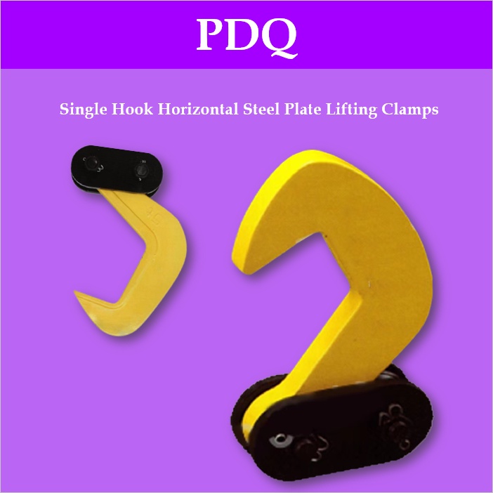 Mago 1T-3T PDQ Type Single Hook Horizontal Steel Plate Lifting Clamps ...