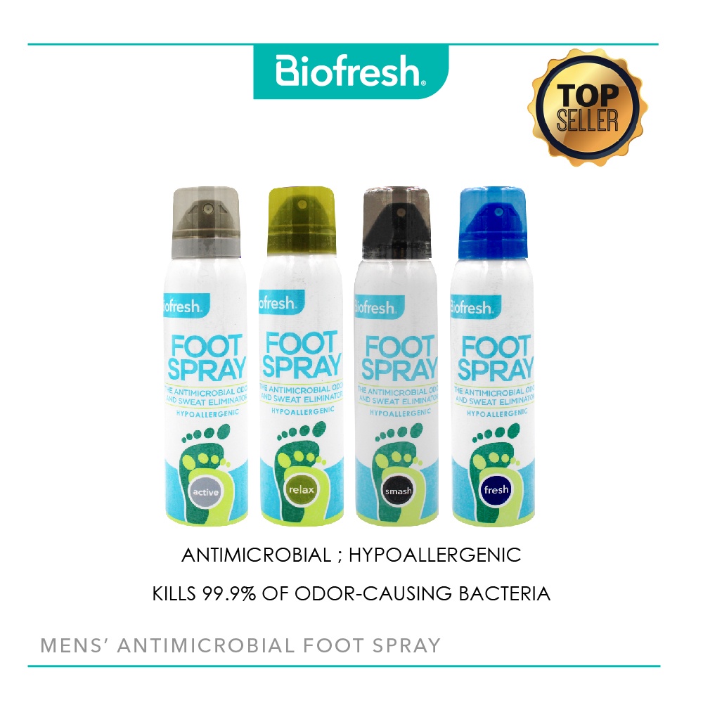 Biofresh BMFSS01 Men's Antimicrobial Foot Spray 1 pc | Shopee Philippines
