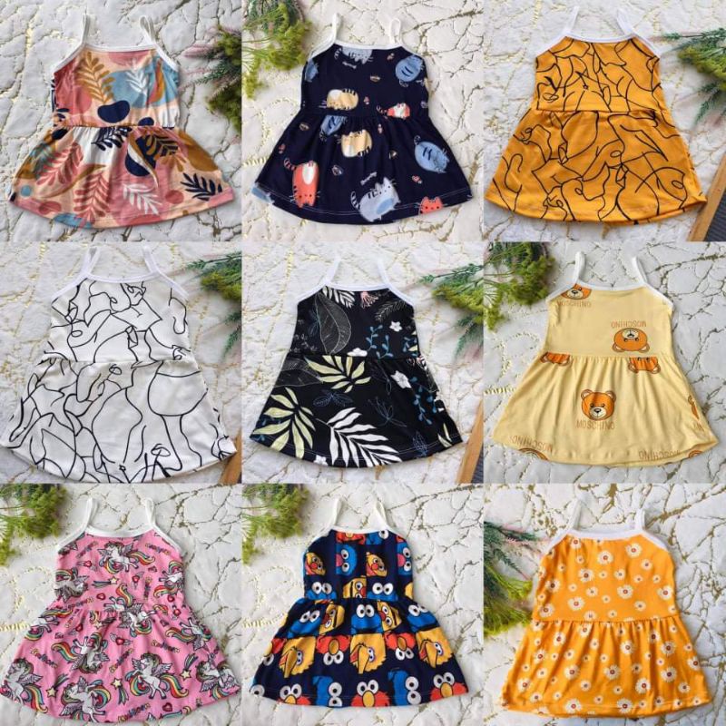 Spaghetti Dress for Kids | Shopee Philippines