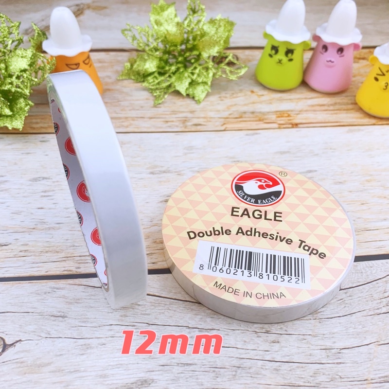 EAGLE Double Sided Tape double adhesive tape strong adhesion sticky tape 1PC | Shopee Philippines