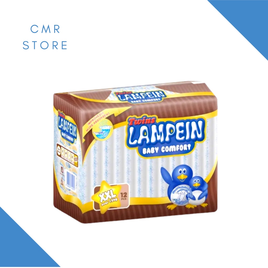 Lampein Budget Pack Baby Diaper by 12's | Shopee Philippines