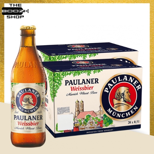 Paulaner Hefe Weissbier Naturtrub 500ml Bottle x 40 (2 Cases) | Shopee ...