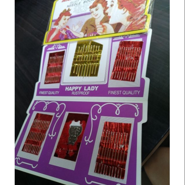Happy Lady Rust Proof Hand sew SEWING Needle / KARAYOM needles sew Book ...