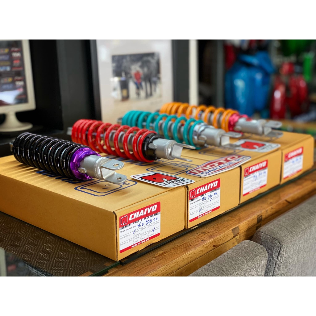 Chaiyo Suspension for Yamaha Mio, Yamaha Fazzio, Honda Click 150, Beat ...